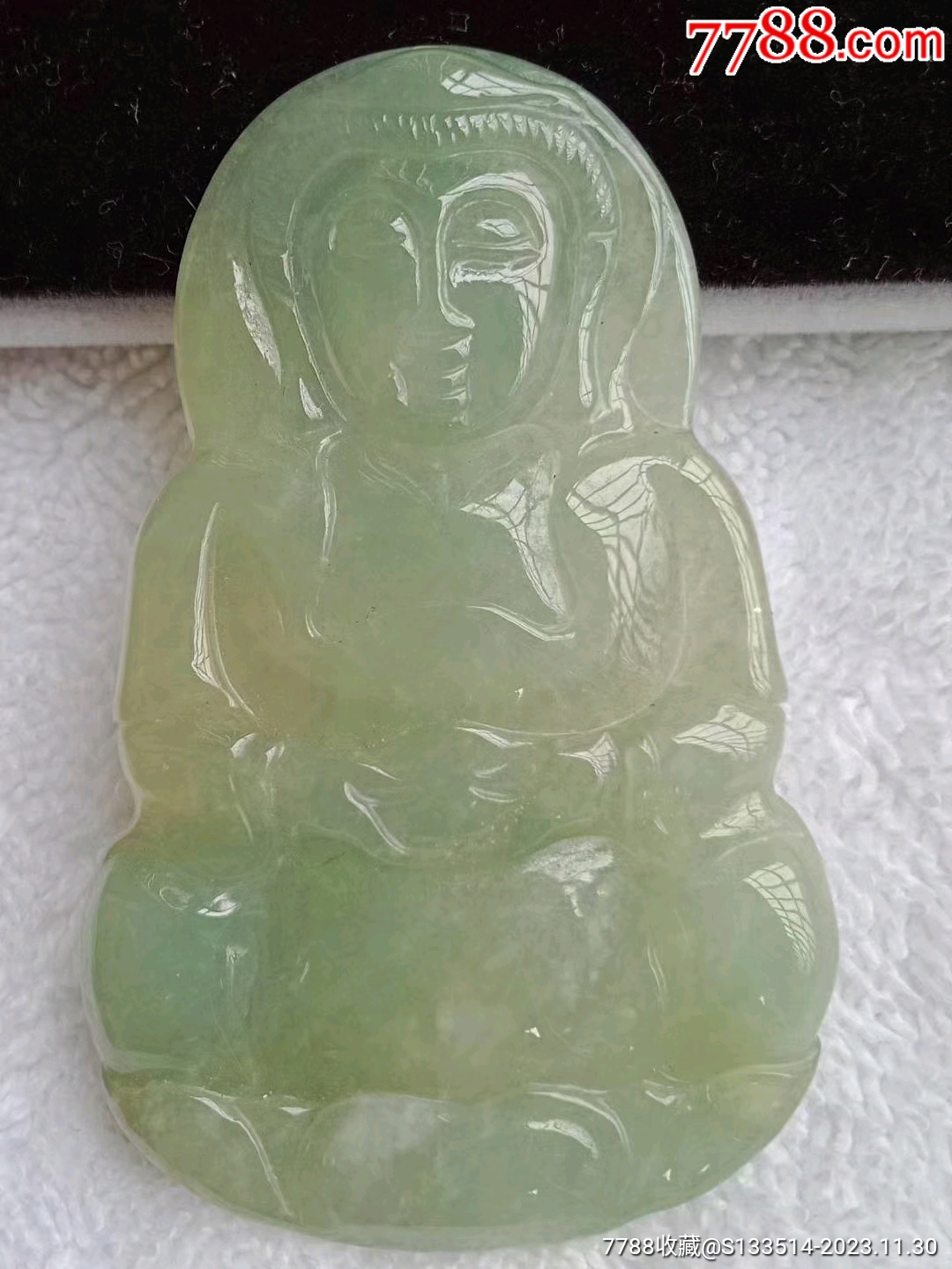 86213-A翡翠双彩观音菩萨挂件（送证书）-价格:230元-se97627673-翡翠/缅甸玉-零售-7788收藏__收藏热线