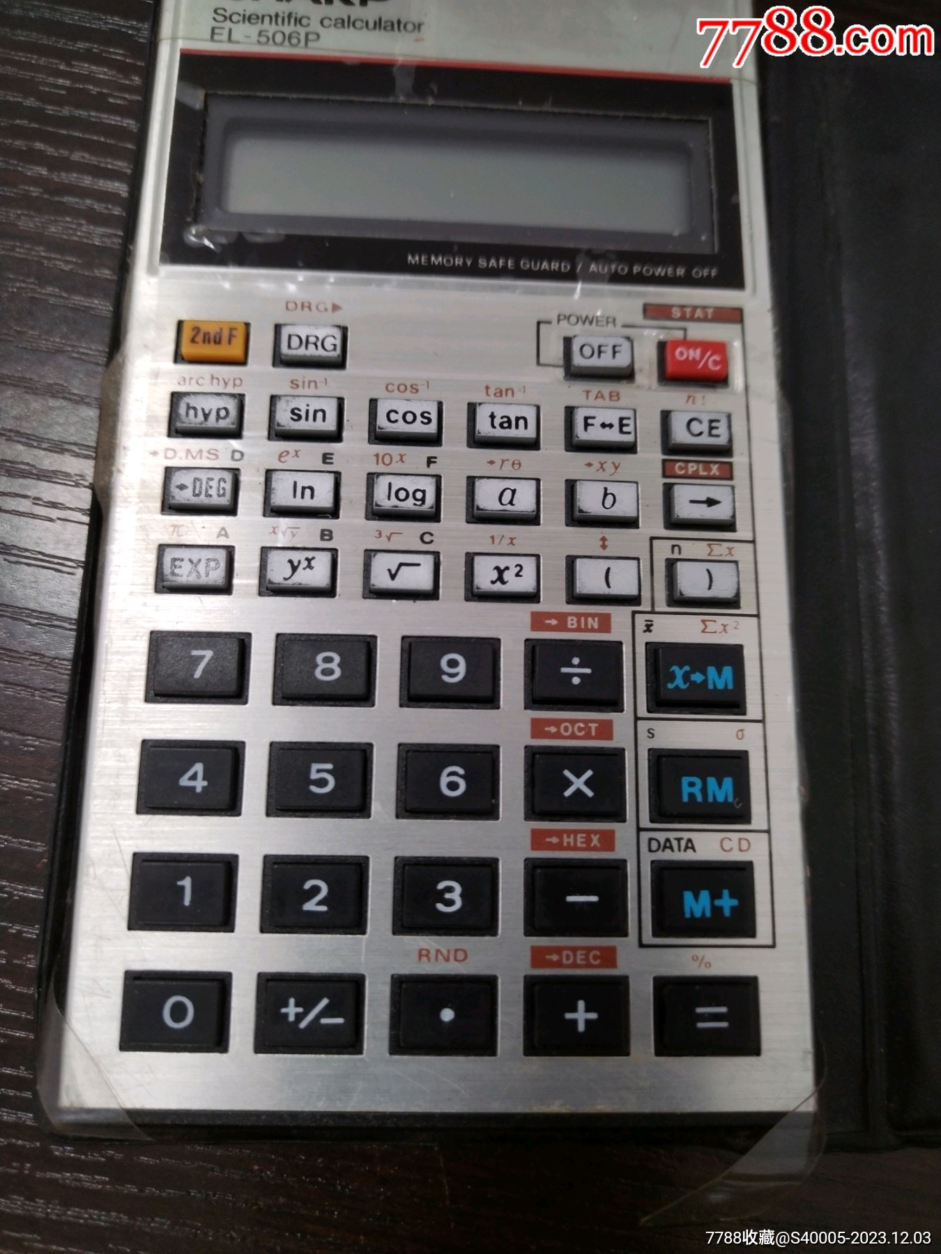 SHARPEL-506P计算器--不显示-价格:35元-se97678023-计算器-零售-7788收藏__收藏热线