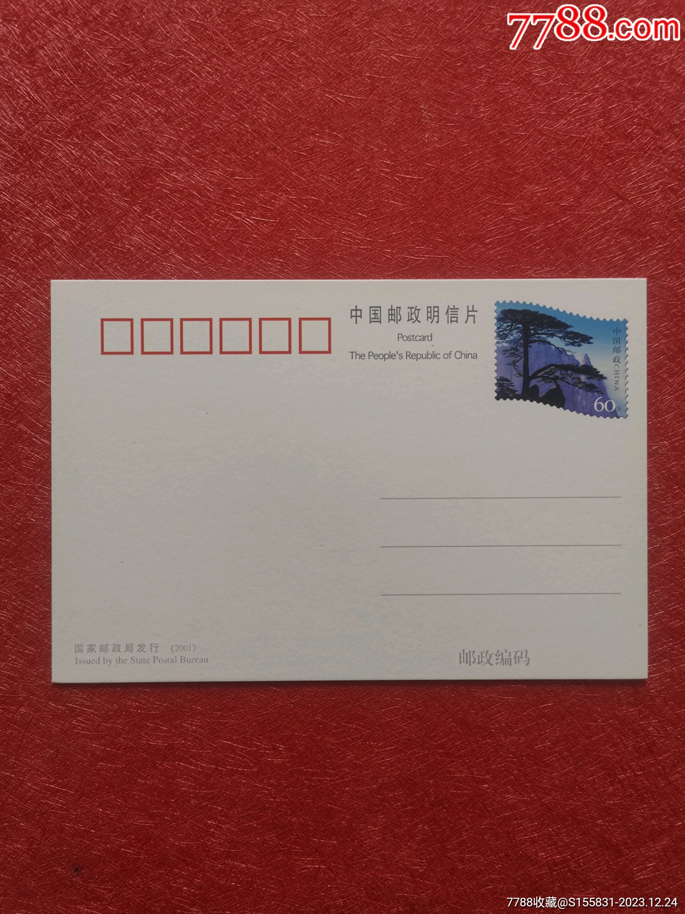 PP《黄山松》一全-价格:1元-se98094422-明信片/邮资片-零售-7788收藏__收藏热线