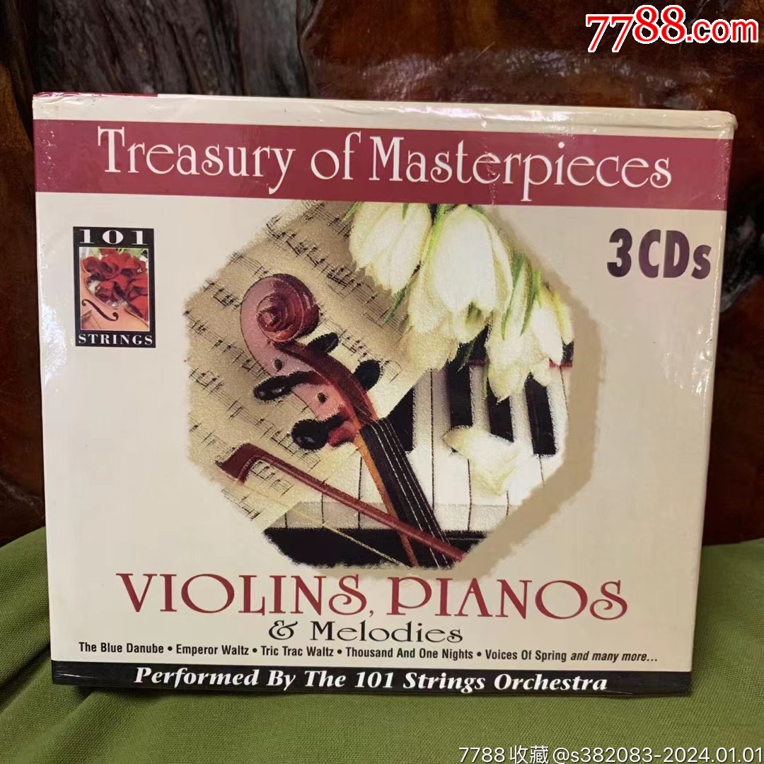 CD.加拿大版，三碟装/3CD.杰作宝库，小提琴，戴安娜。表演者:101弦之球。_音乐CD_图片鉴赏_收藏价格_7788铜器收藏