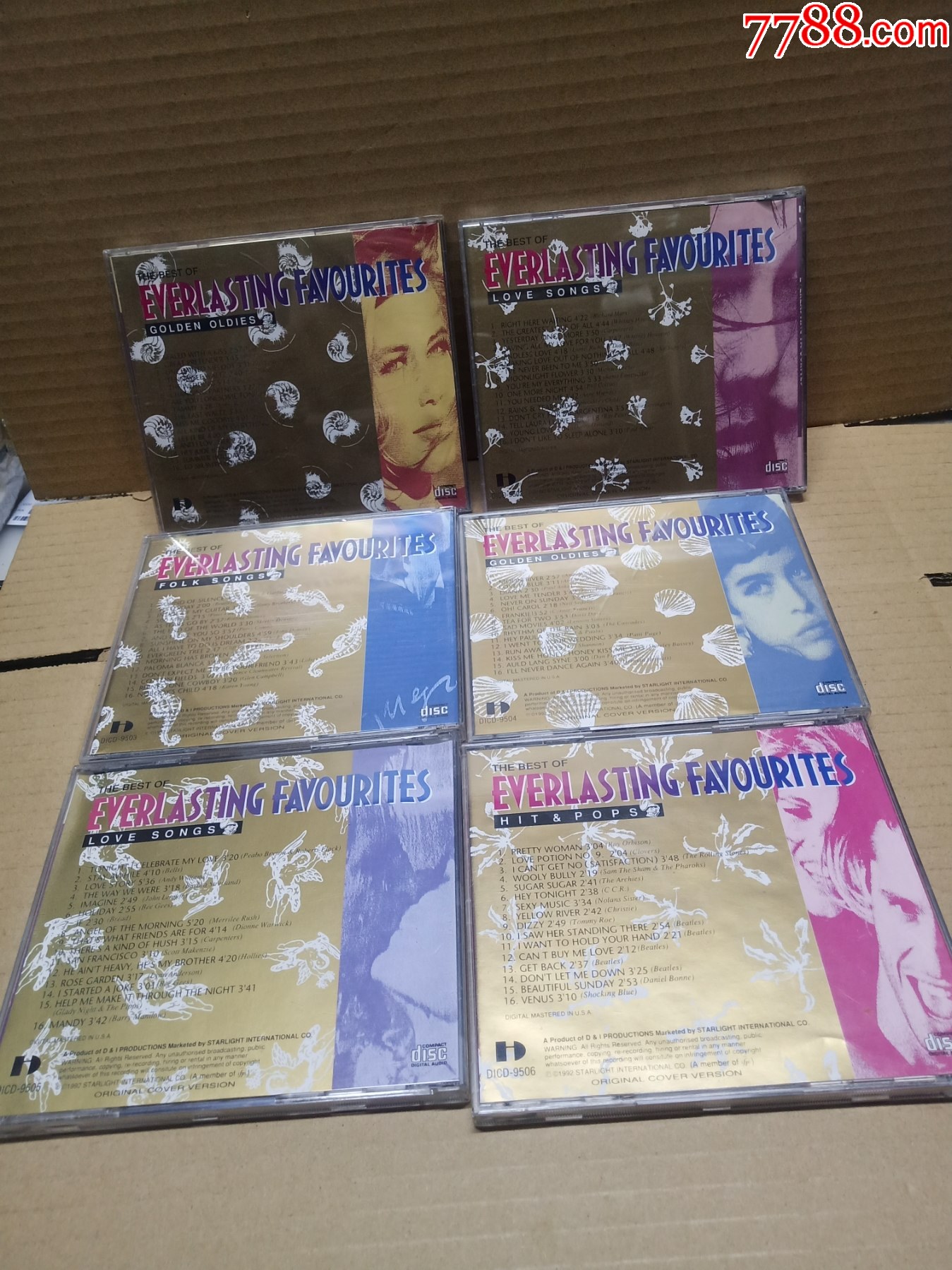 THE－BEST－OF－EVERLASTING－FAVOURITES原版6CD_音乐CD_天朗电器音像店【7788收藏__收藏热线】
