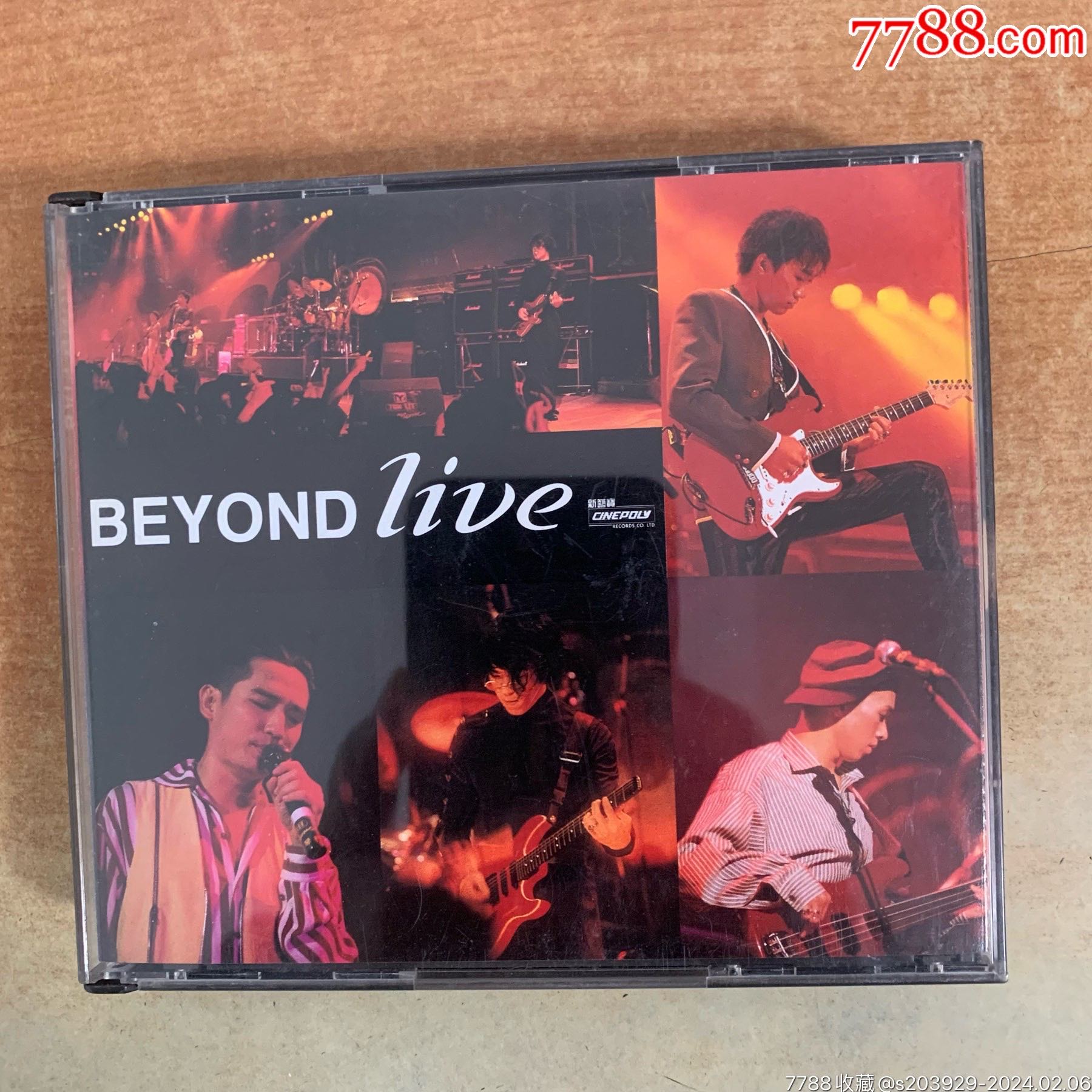 《beyond、live1991演唱会》T113透明圈版_音乐CD_沙沙黑胶店【7788收藏__收藏热线】