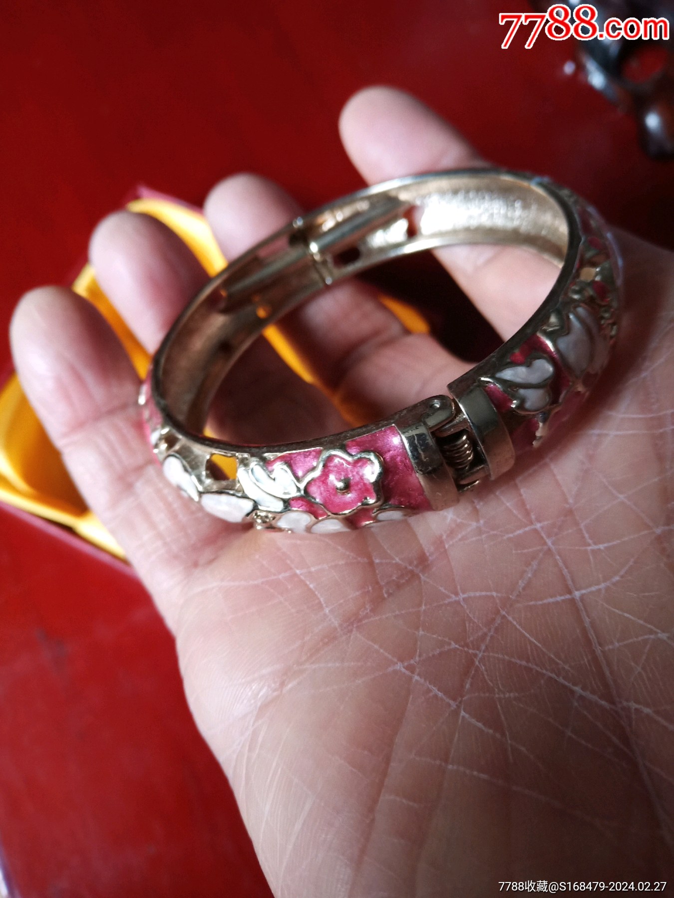 景泰蓝手镯(直径7cm宽1.5cm)-价格:58元-se99125275-景泰蓝/珐琅-零售-7788收藏__收藏热线