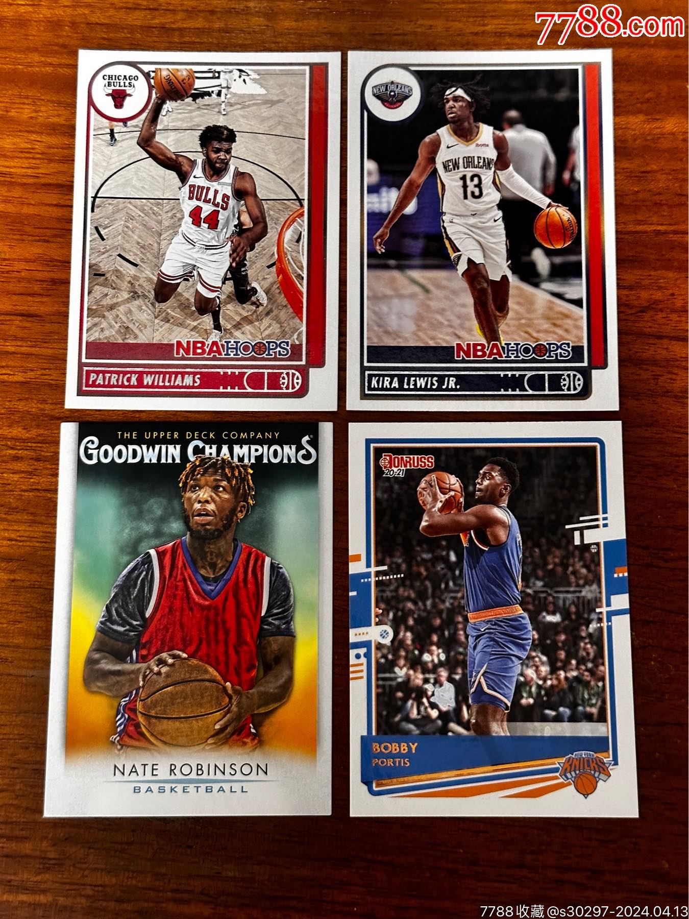 NBA球星卡（4款合售）-价格:1元-se100009023-篮球球星卡-零售-7788收藏__收藏热线