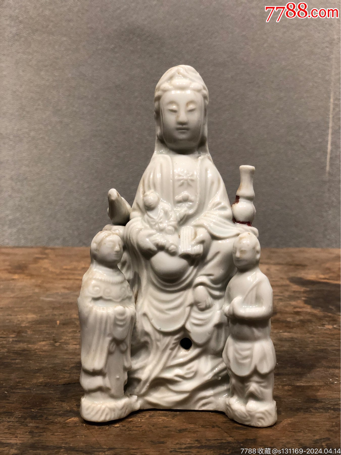 清代观音_雕塑瓷/瓷雕_图片鉴定_收藏价格_7788铜镜收藏