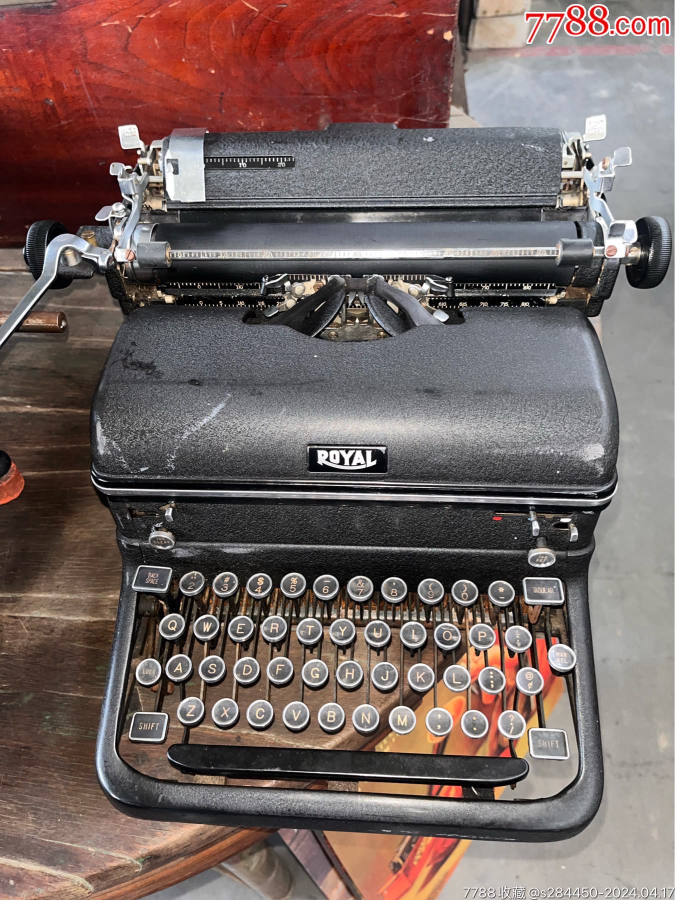 1930年代美国Royal皇室牌皇家牌打字机-价格:1980元-se100073821-打字机-零售-7788收藏__收藏热线