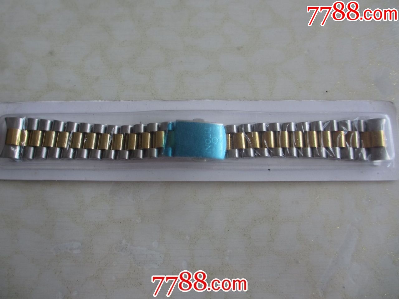 高级不锈钢实芯系列\间金【梅花】-【20MM\弯接头】精美甲级男士古董老表带！-价格:88元-se100434408-表带/表链-零售-7788收藏__收藏热线