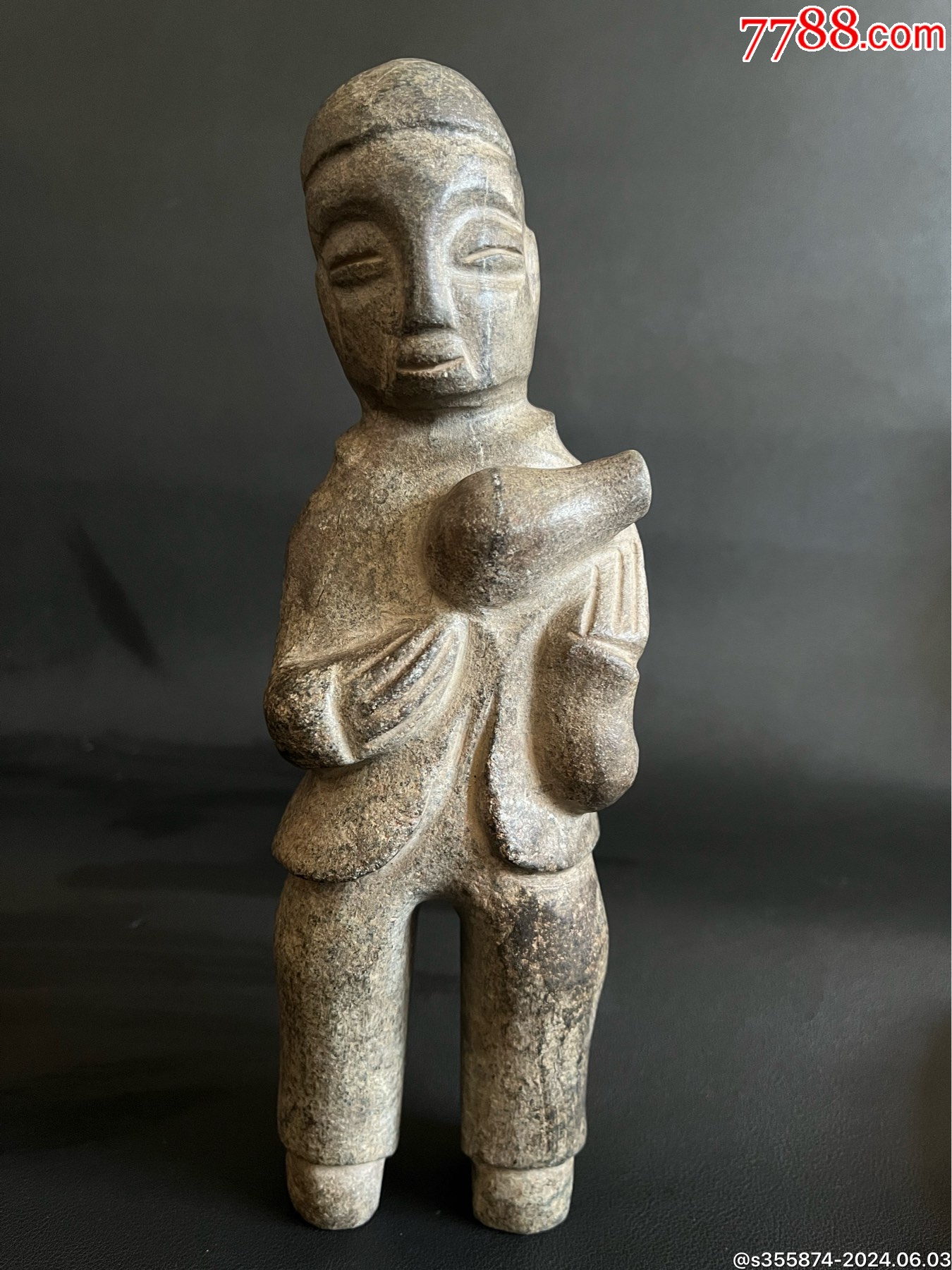 陨石天外来客上古时期人物_陨石_图片价格_收藏鉴定_7788钱币网