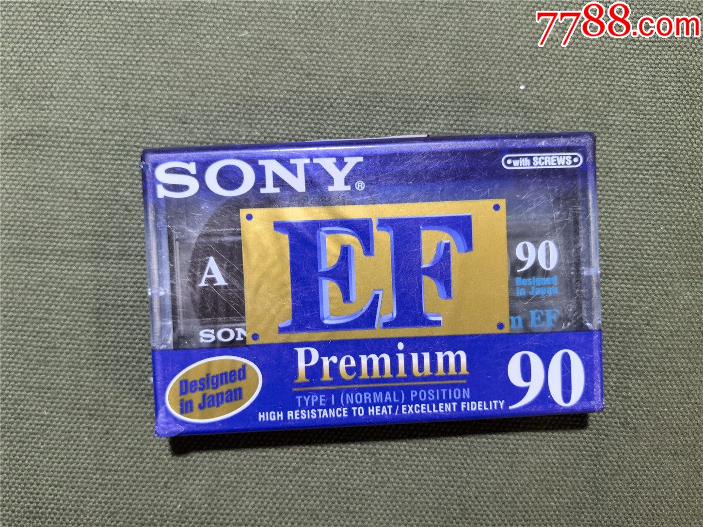 索尼空白磁带一盒，没拆过的，Sony-EF90，泰国产-价格:15元-se101239386-磁带/卡带-零售-7788收藏__收藏热线