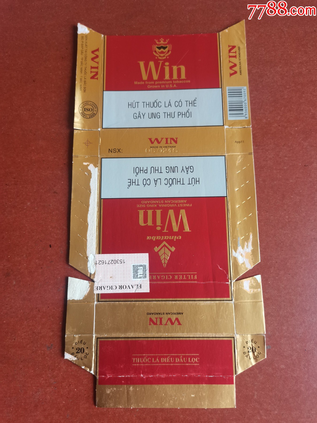 老烟标。win。版样1-1。外国_烟标_金屋藏品【7788收藏__收藏热线】
