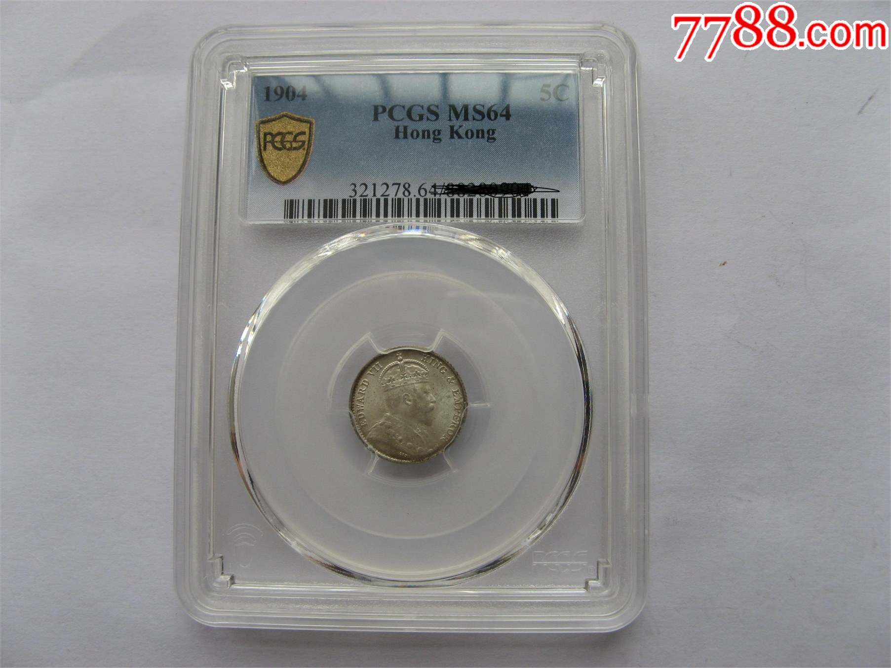 120年前原光未使用香港五仙银币PCGS评级MS64-价格:1280元-se101678476-港澳台钱币-零售-7788收藏__收藏热线