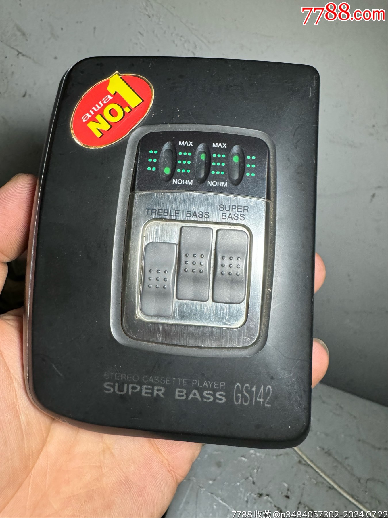 爱华磁带机GS142，拆迁农村收来的，装入电池可以播放磁带，就是调节声音的那个按-价格:20元-se101808734-随身听/mp3-零售 ...