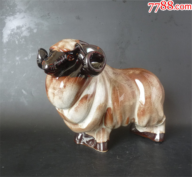 美陶/釉变/绵羊_花釉/窑变瓷_怀旧时光古玩店【7788收藏__收藏热线】