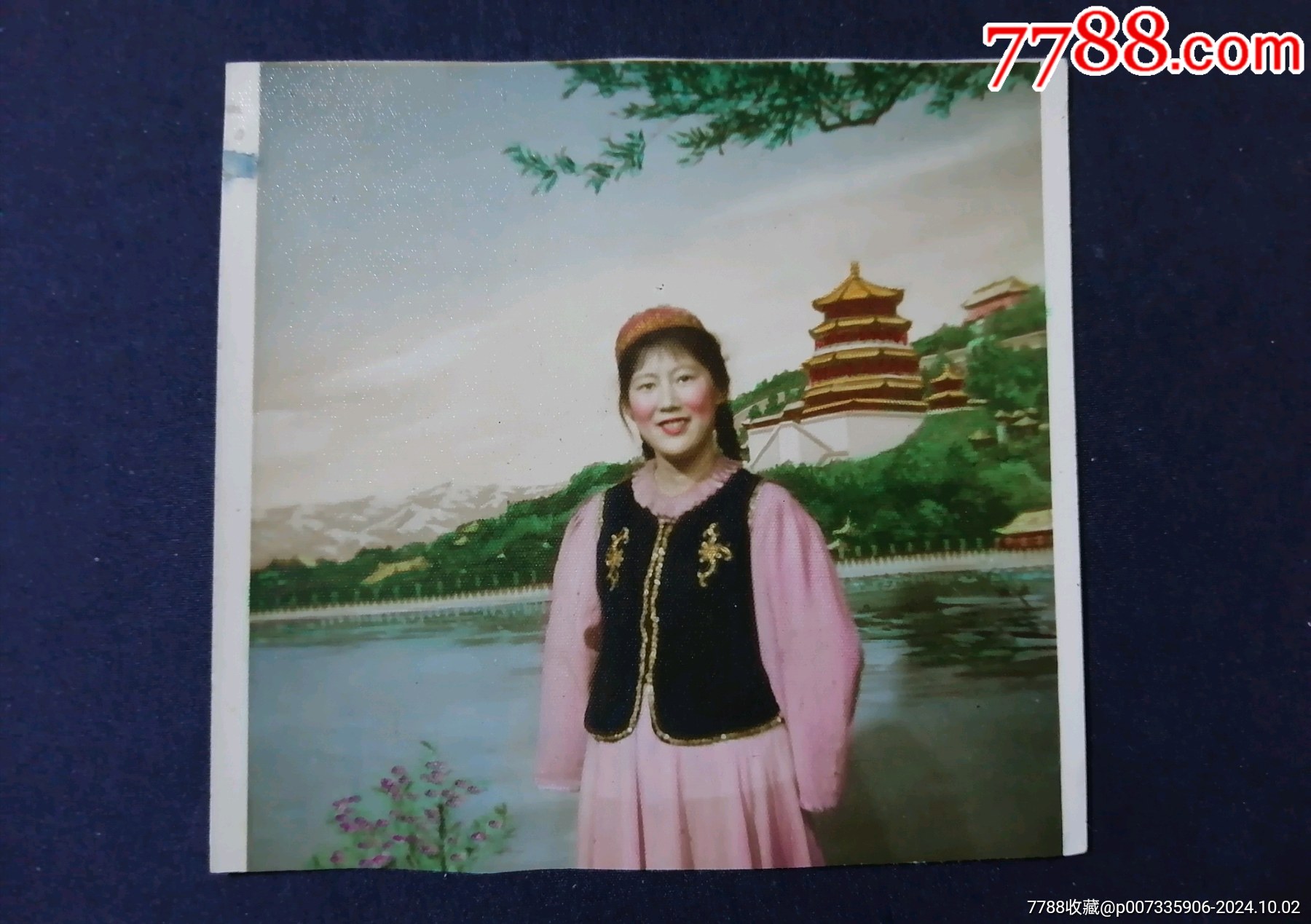 女青年丽萍，手工上色早期，9.5/10厘米.-价格:75元-se103002180-老照片-零售-7788收藏__收藏热线