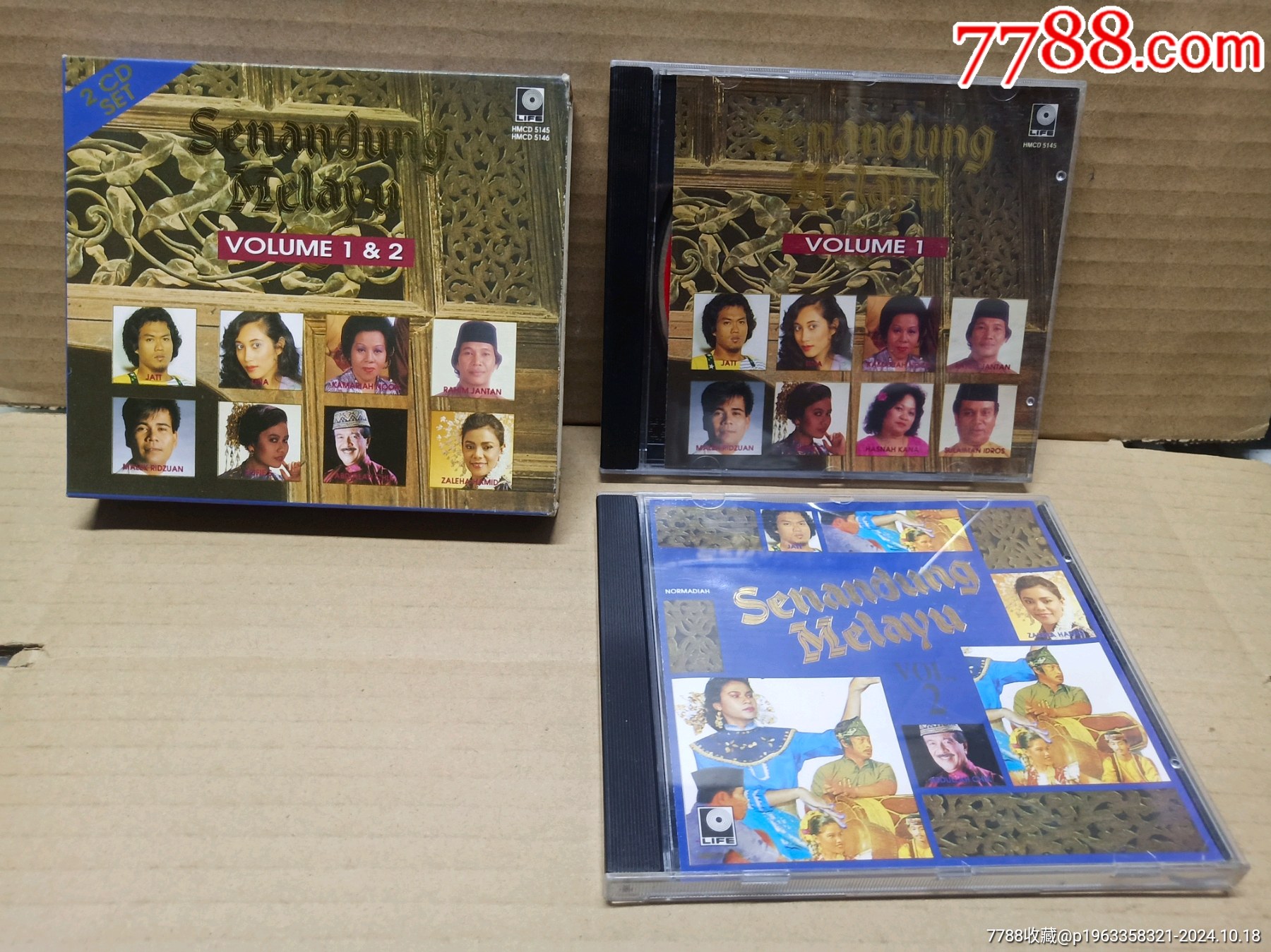 经典老歌senandung－melayu－vol.1&2原版2CD-价格:60.0000元-se103292309-音乐CD-零售-7788收藏__收藏热线