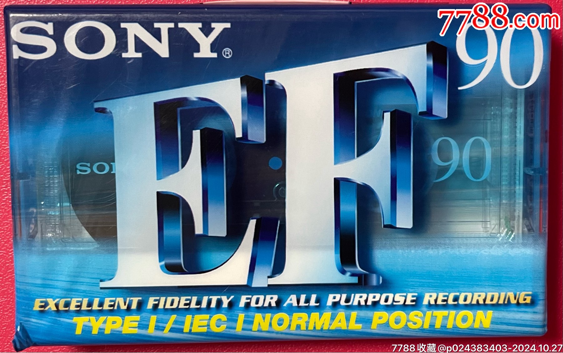日本*索尼【SONY*EF90～空白录音磁带＜全新未开封＞】少！_磁带/卡带_图片价格_收藏行情_7788集邮网