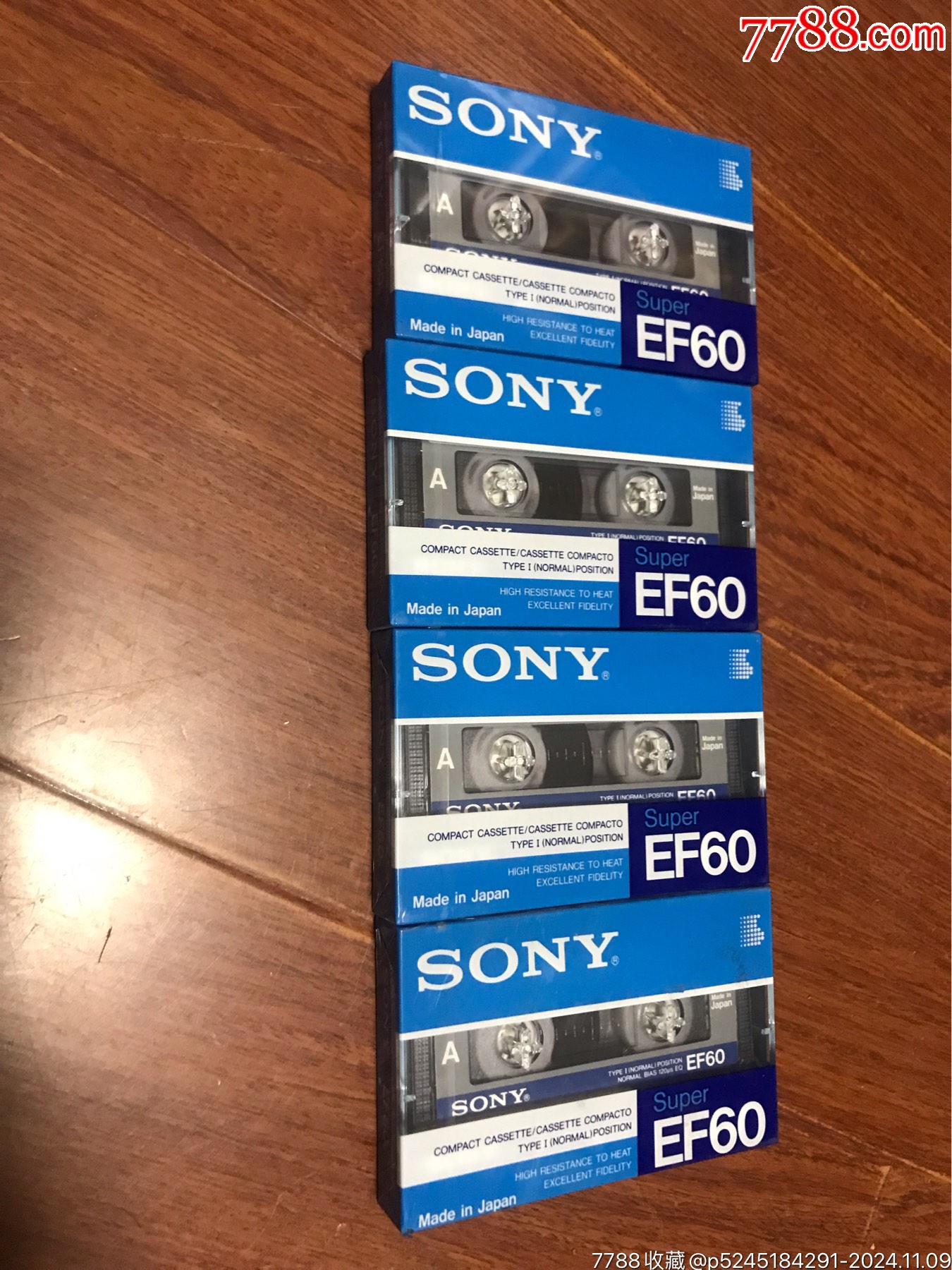 4盘价格SONY+EF60一类空白磁带_磁带/卡带_舒展生活【7788收藏__收藏热线】