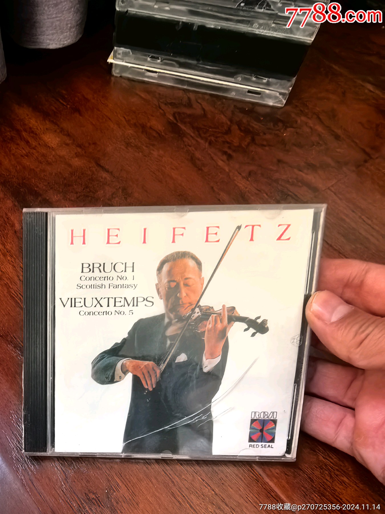 1987年美国BMG原版唱片HEIFETZBRUCHCcocertoNo.-价格:15元-se103758792-音乐CD-零售-7788收藏__收藏热线