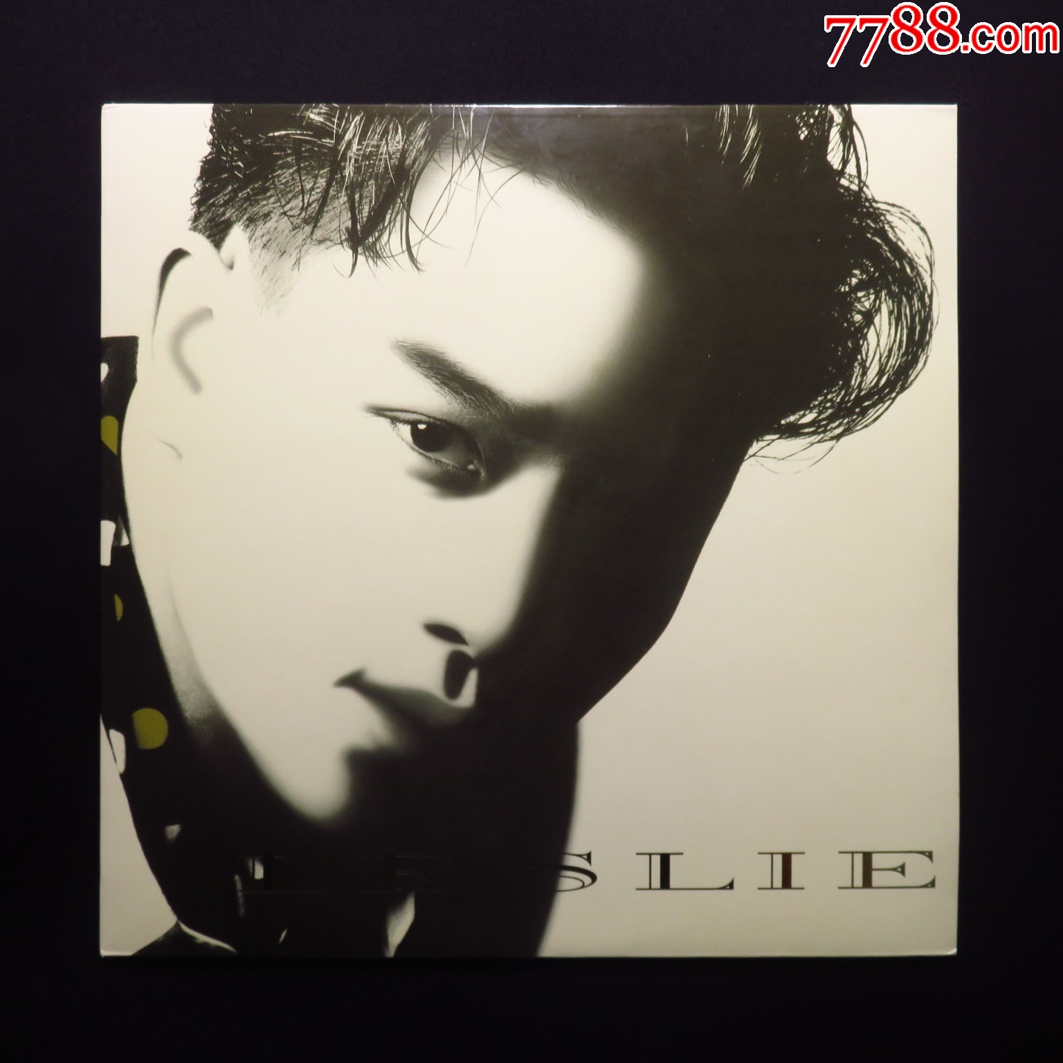 张国荣LESLIE侧面（新艺宝首版黑胶唱片/LP）有大海报！_老唱片_人生小站音像店【7788收藏__收藏热线】