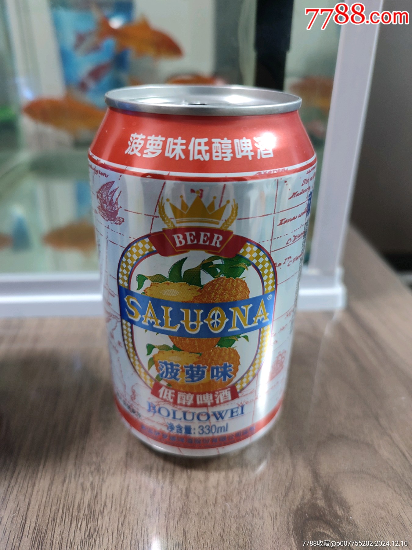 330mL萨萝娜菠萝啤酒罐-价格:3元-se104213572-酒标-零售-7788收藏__收藏热线