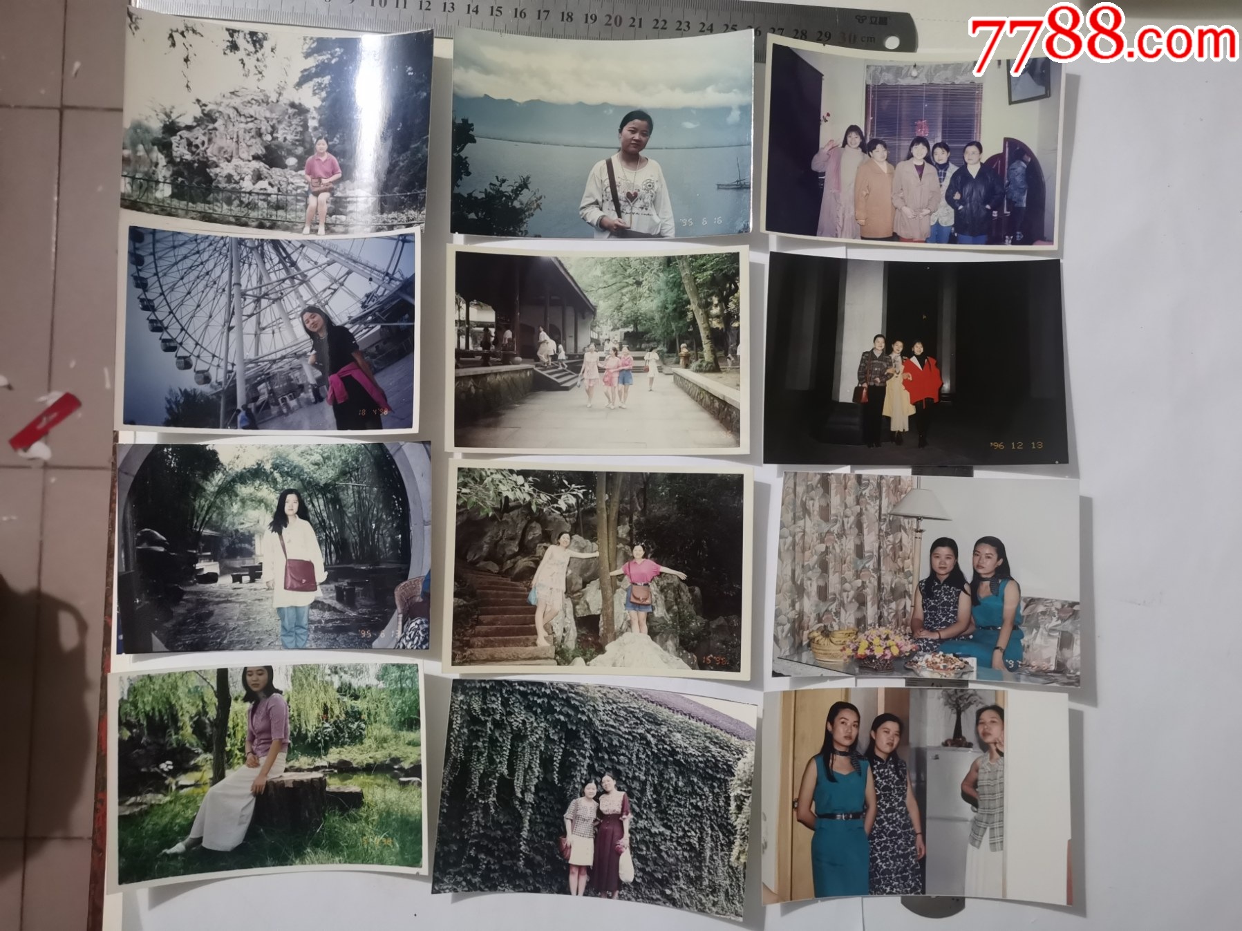 1995年，两姐妹，12张-价格:30元-se104551780-老照片-零售-7788收藏__收藏热线