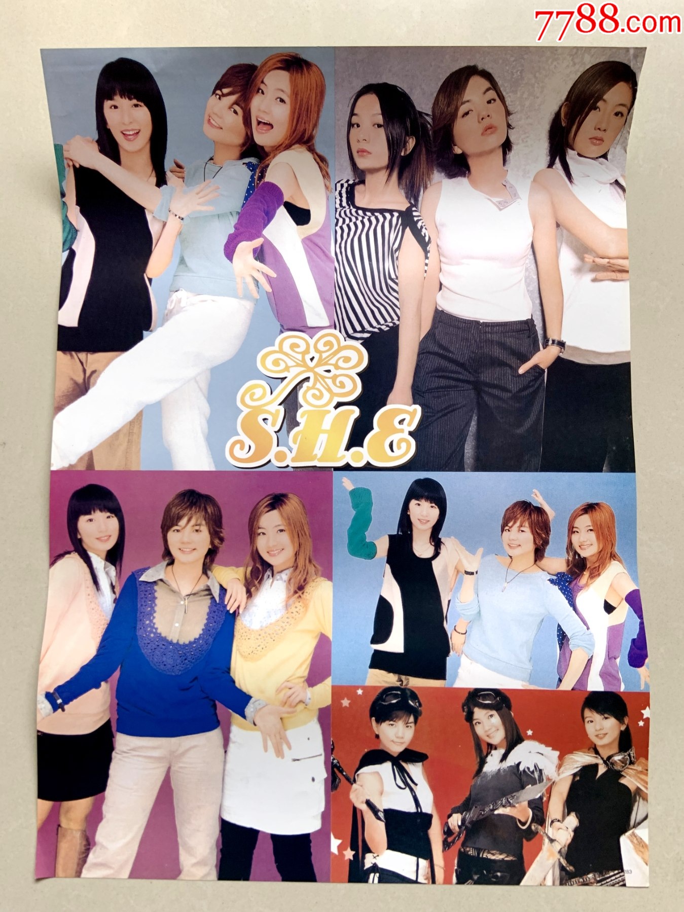 “SHE”明星年画_年画/宣传画_作品欣赏_收藏价值_7788字画网