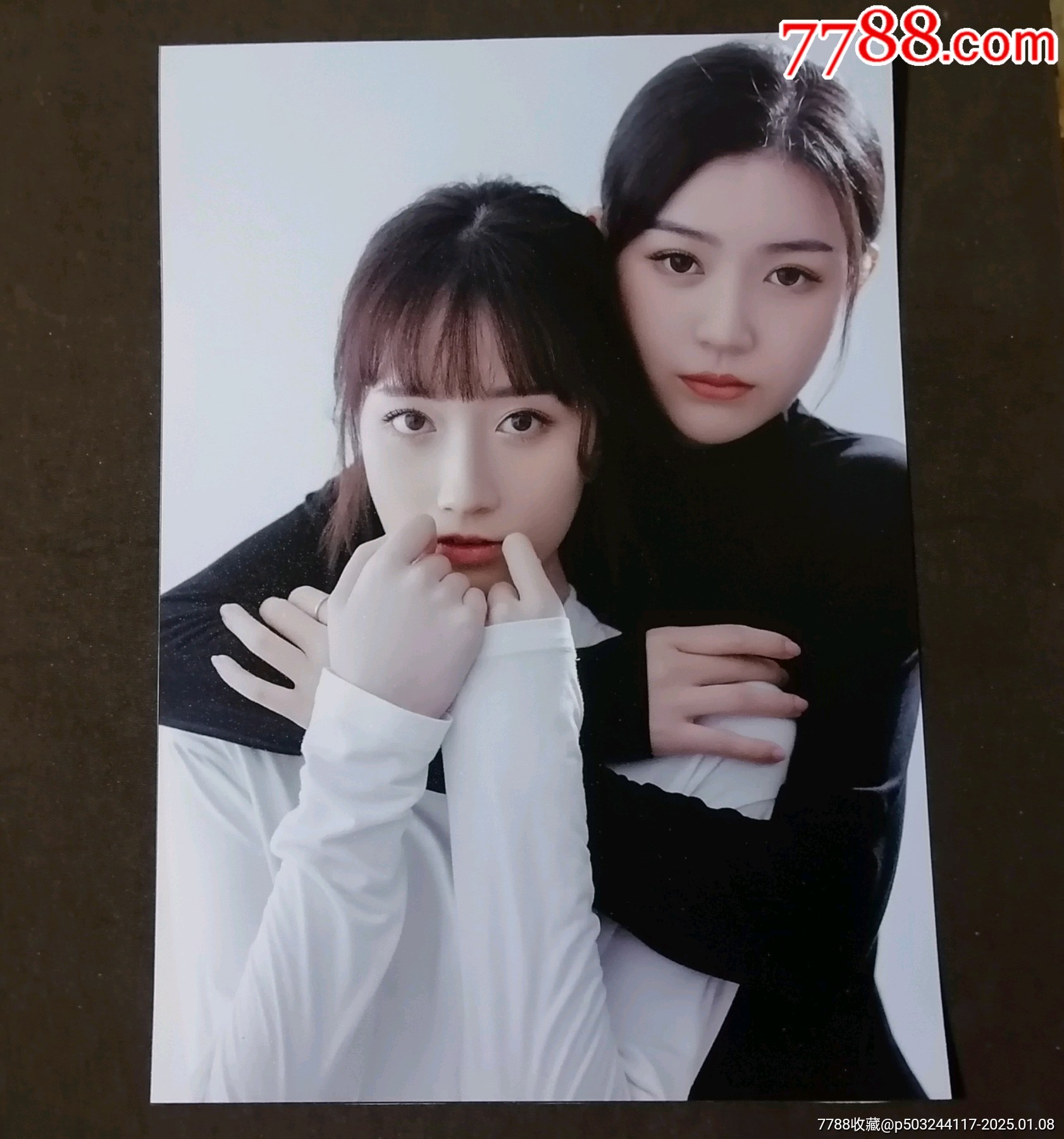 姐妹花，大幅，12.5/17厘米、-价格:35元-se104696874-老照片-零售-7788收藏__收藏热线