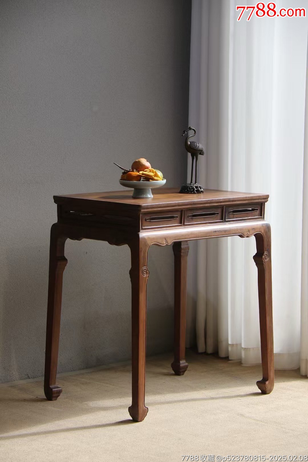 经典明式香几_木桌/几/案_图片欣赏_收藏价值_7788年历卡