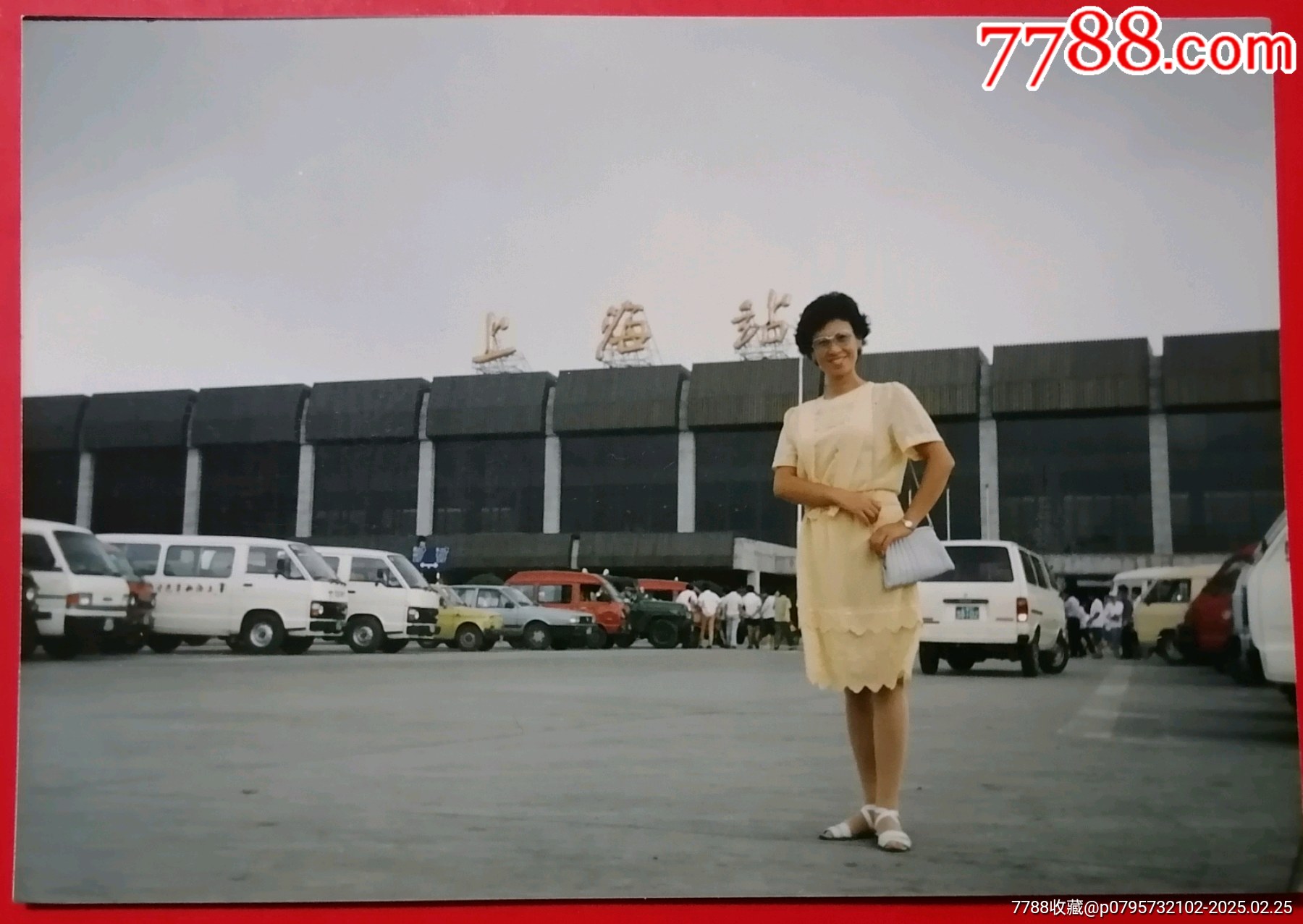美女小青，上海机场，1988-价格:15元-se105350110-老照片-零售-7788收藏__收藏热线