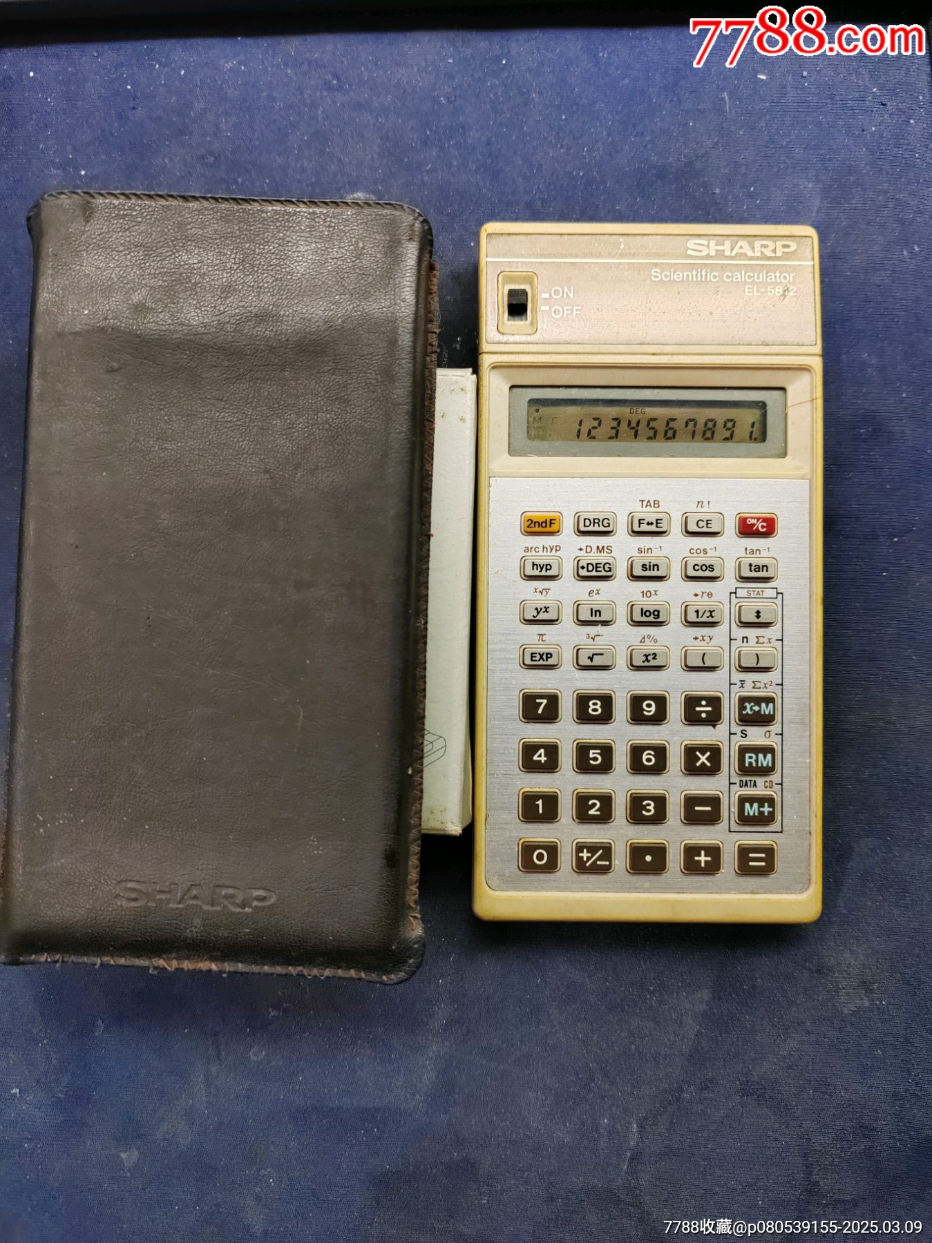 夏普EL一5812计算器，正常使用-价格:30元-se105538440-计算器-零售-7788收藏__收藏热线