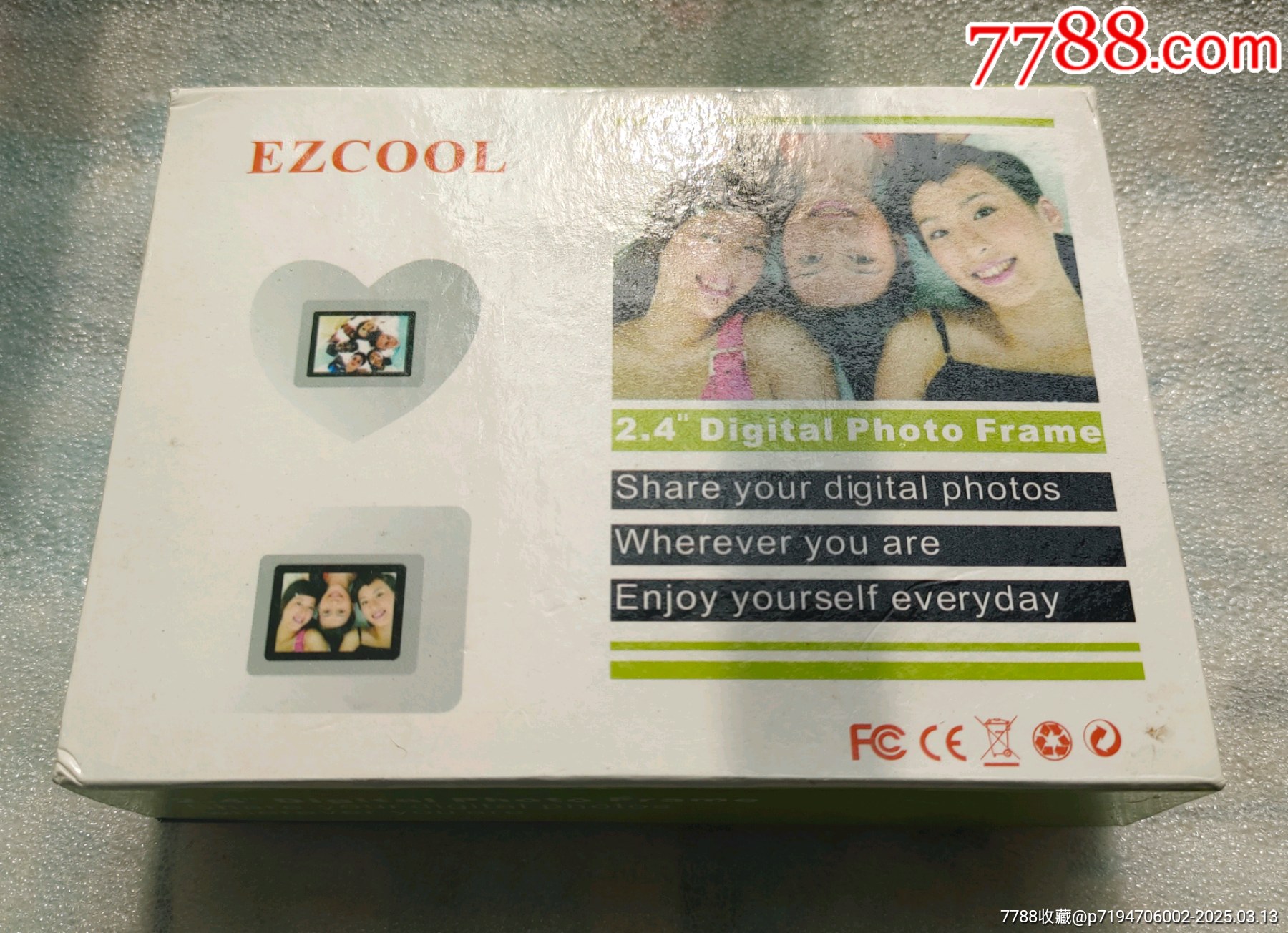 EZCOOL品牌的2.4英寸数码相框（功能完好，正常使用，屏保膜尚未揭去）-价格:25元-se105609229-其他相机及配件-零售-7788收藏__收藏热线