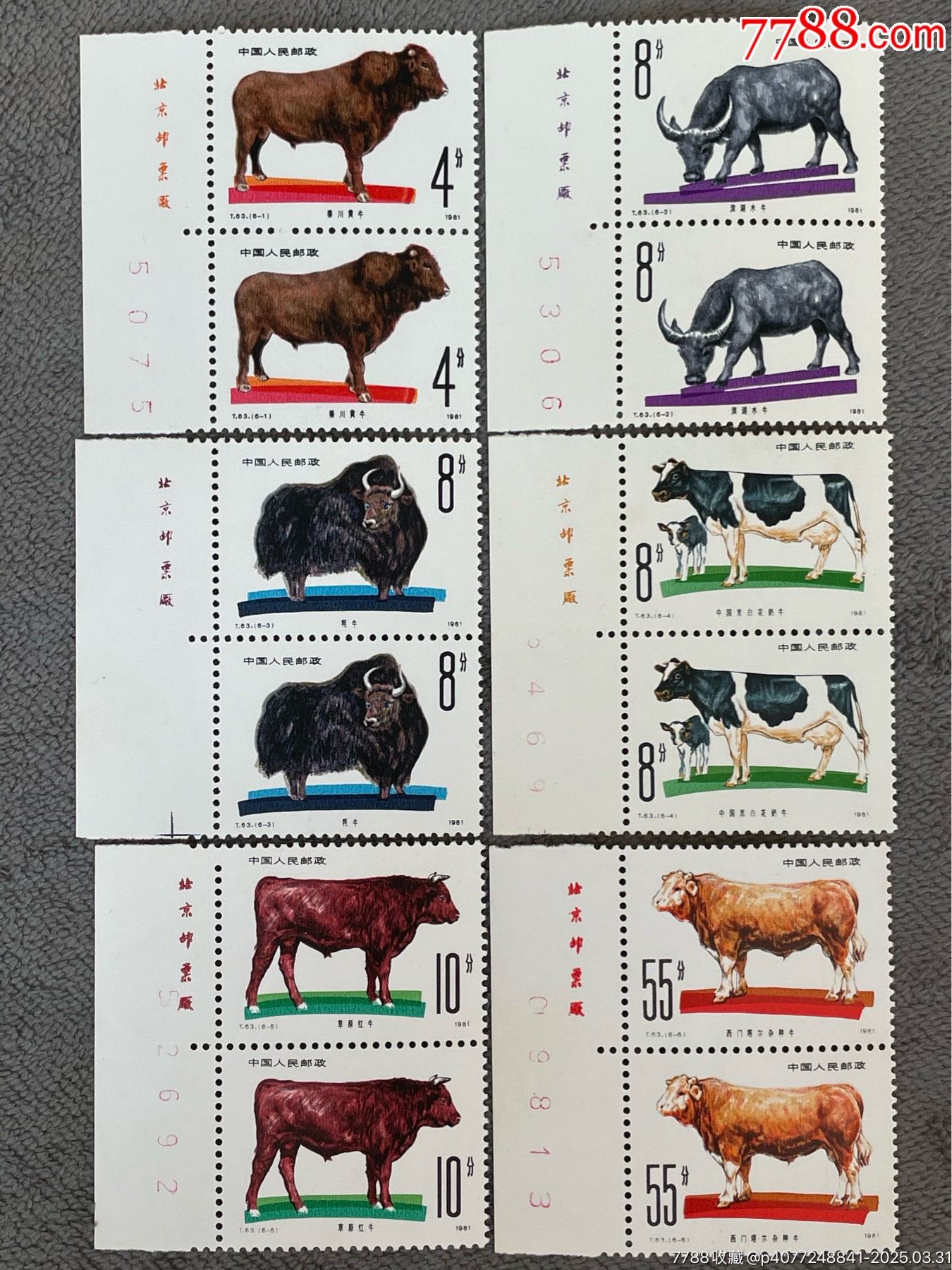 1981年T63邮票-价格:160元-se105917268-新中国邮票-零售-7788收藏__收藏热线