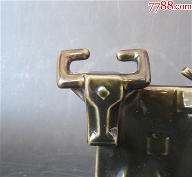 景德镇高温釉变牛【】-价格:620.0000元-se106135032-雕塑瓷/瓷雕-零售-7788收藏__收藏热线