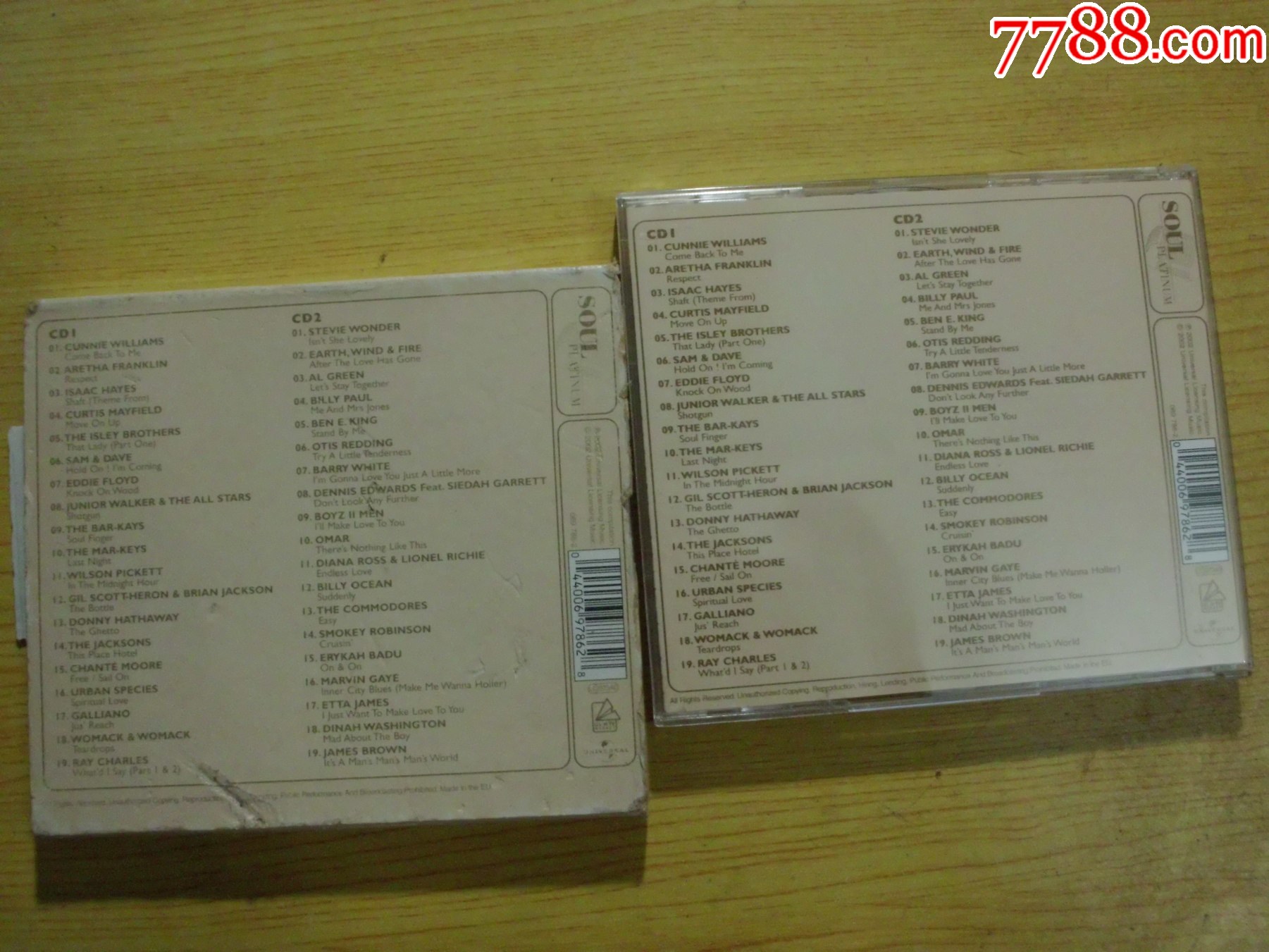 外文CD（2CD）-价格:5.0000元-se106306438-音乐CD-零售-7788收藏__收藏热线