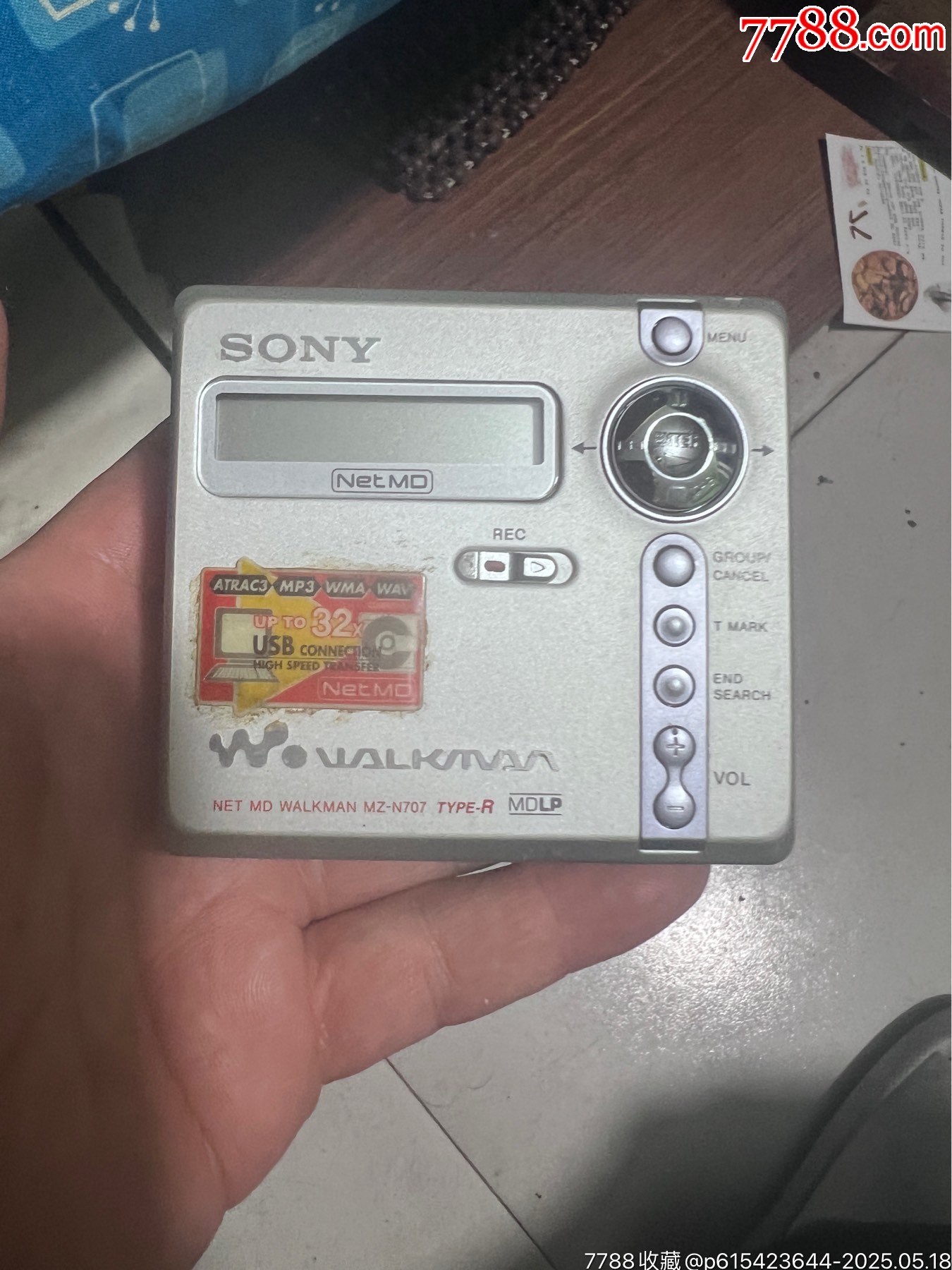 索尼md随身听mz-n707_随身听/mp3_热卡收藏【7788收藏__收藏热线】