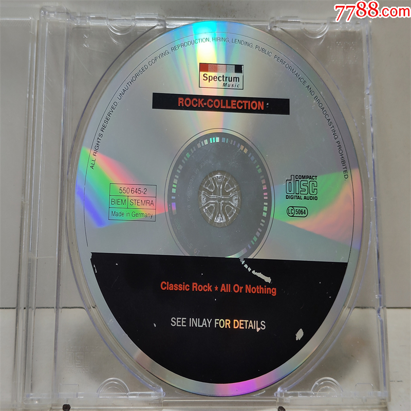 RockCollection经典摇滚德半银圈01首版CD92新裸碟-价格:25元-se106764065-音乐CD-零售-7788收藏__收藏热线