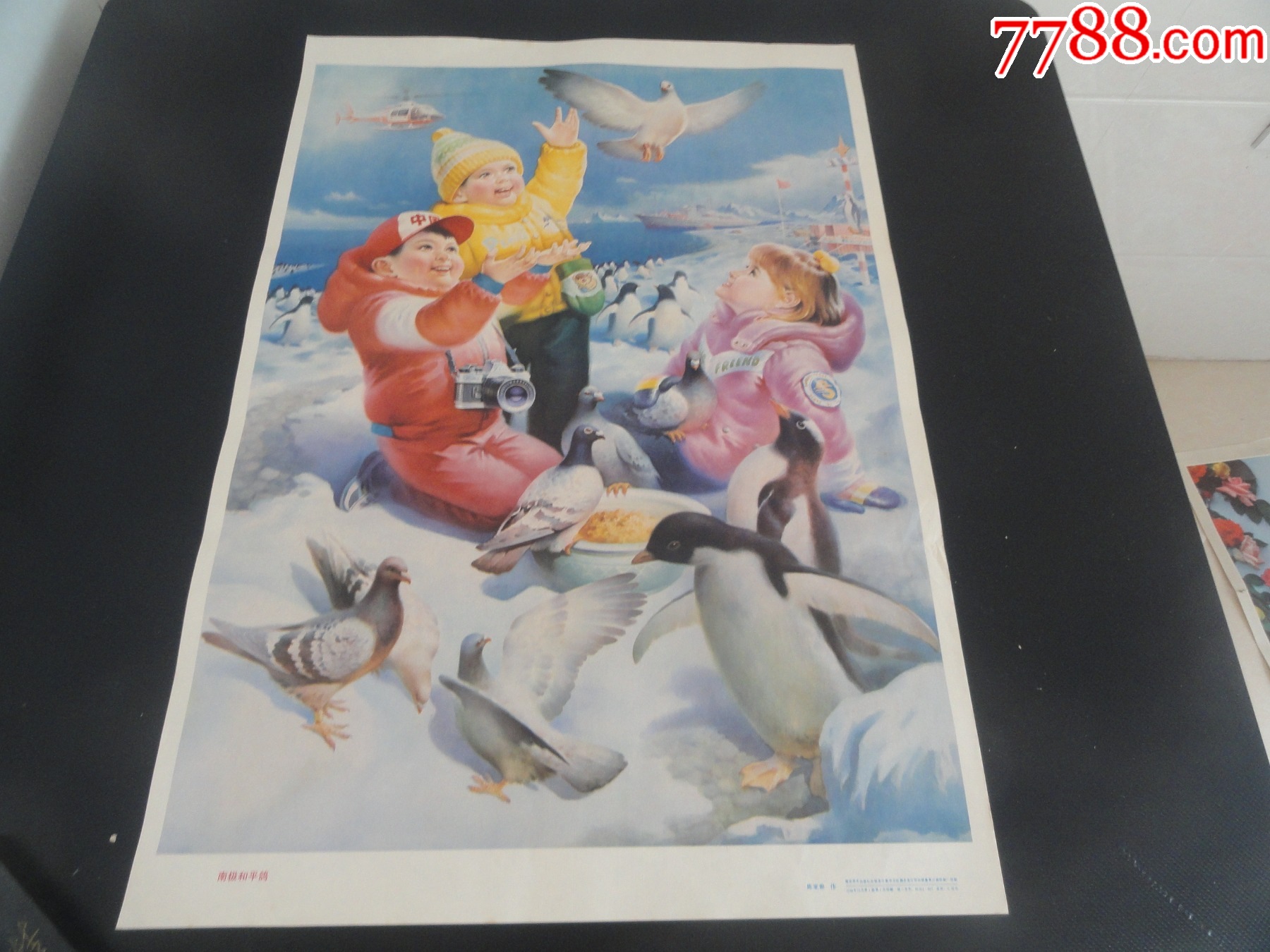 南极和平鸽年画-价格:140元-se106800185-年画/宣传画-零售-7788收藏__收藏热线