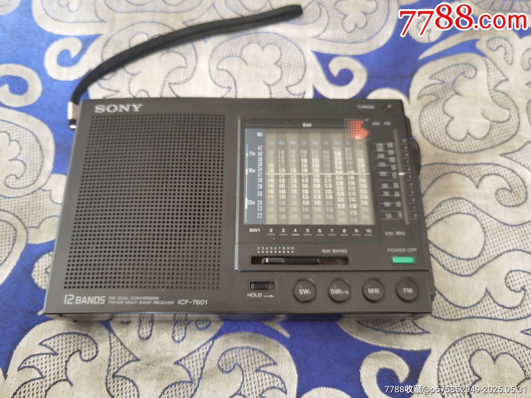 索尼ICF-7601_收音机_旧事玩【7788收藏__收藏热线】