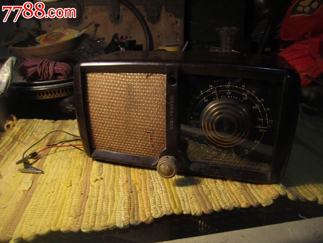 民国时期美国进口的珍妮斯（ZENITH）电子管收音机_收音机_收藏价格_交易出手_7788人民币收藏