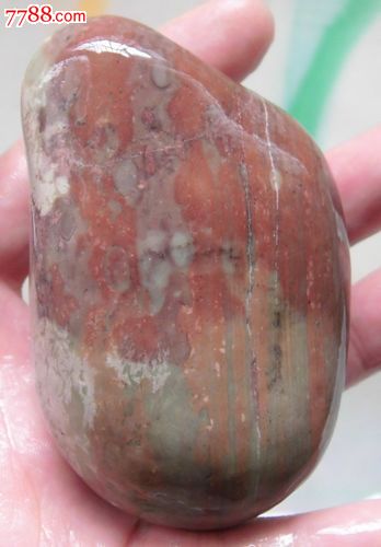 金沙江光滑的小石头手玩石红石头水榭彩石鱼缸装饰花园花盆天然原石点缀奇石雨花石_雨花石_彩小石头【7788旧书网】