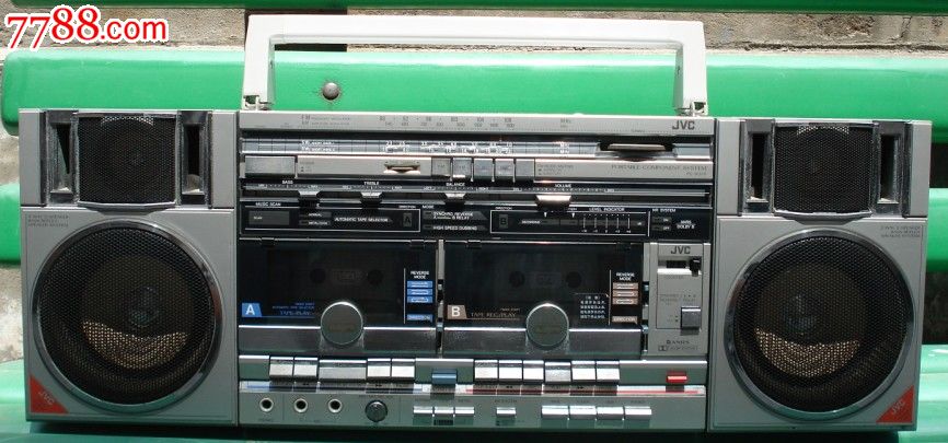 罕见的高档收录机日本JVC-PC-W300经典收录机近9成新_三用机/录音设备_收藏一角【7788收藏__收藏热线】