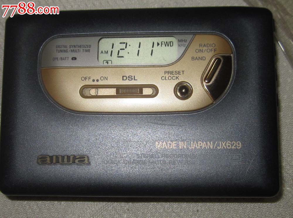 aiwa爱华磁带机随身听jx629原装_随身听/mp3_怀旧吧【7788收藏__收藏热线】