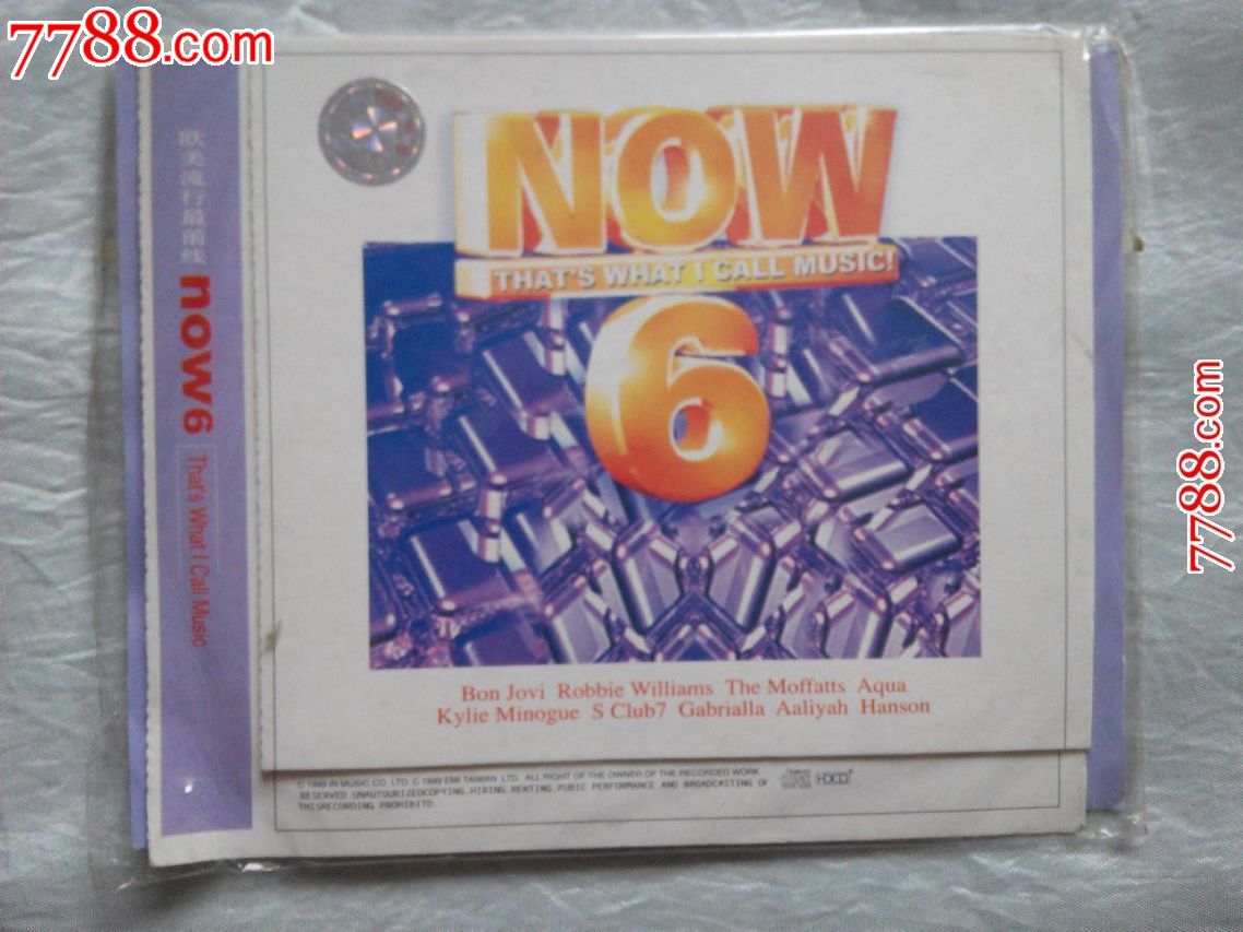 CD音乐（一碟装）：欧美流行最前线NOW6_音乐CD_高山大海【7788收藏__收藏热线】