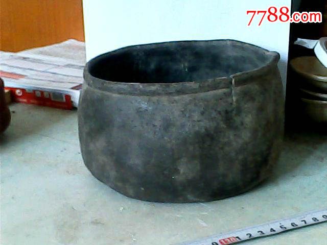 生活类；老锡盆18厘米*17厘米*11厘米重约2斤半-价格:180元-se36050076-锡壶/锡器-零售-7788收藏__收藏热线