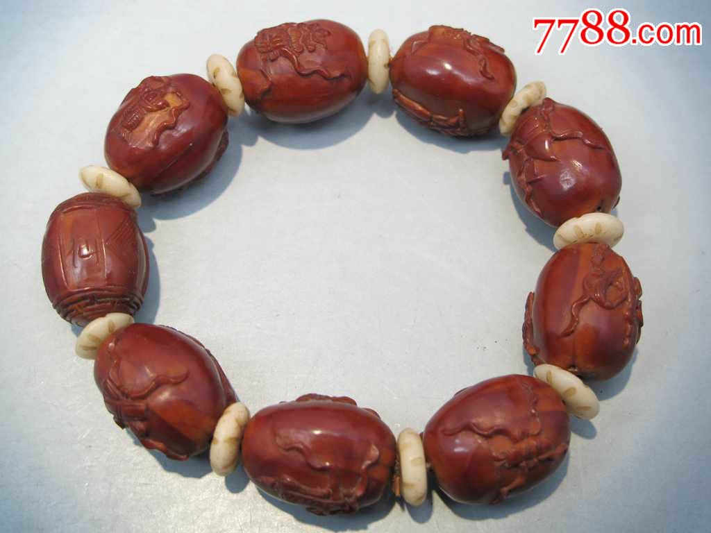 TH063橄榄核雕：八仙_橄榄核雕_收藏价格_交易出手_7788人民币收藏