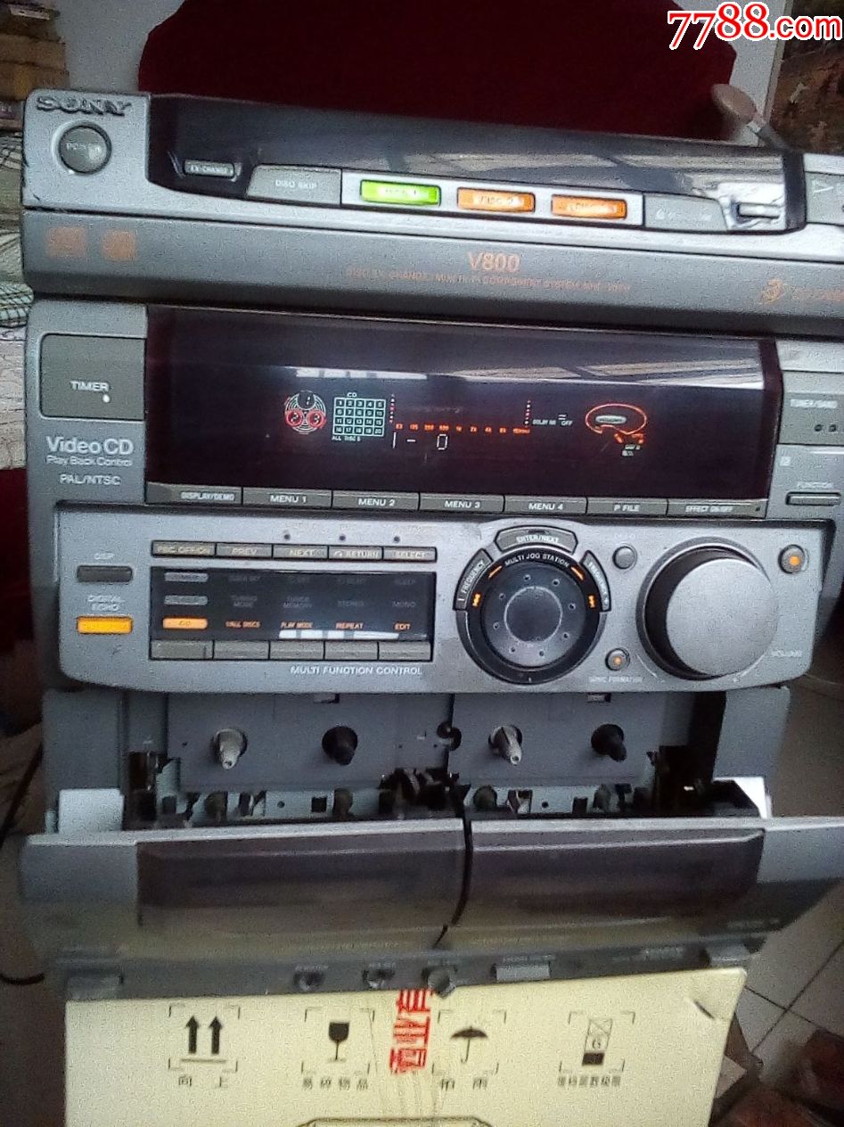 一台SONY索尼V800组合音响主机。产地；马来西亚-价格:100元-se50222737-音响/周边-零售-7788收藏__收藏热线