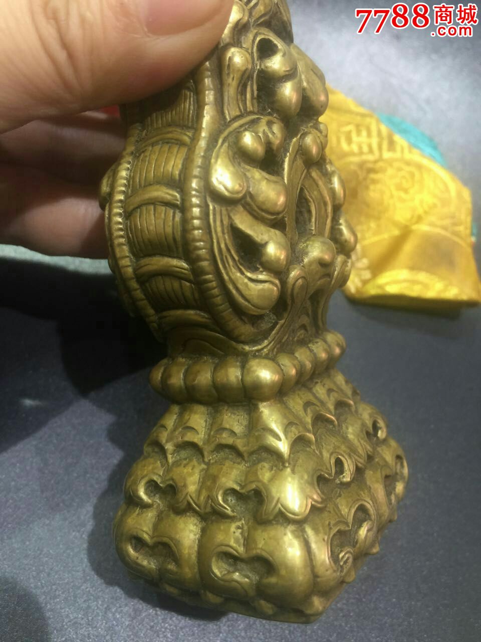 罕见藏传密宗老法器图腾老铜藏印老法印印章辟邪护身符加持-价格:1200元-se50935153-其它佛/道藏品-零售-7788收藏__收藏热线