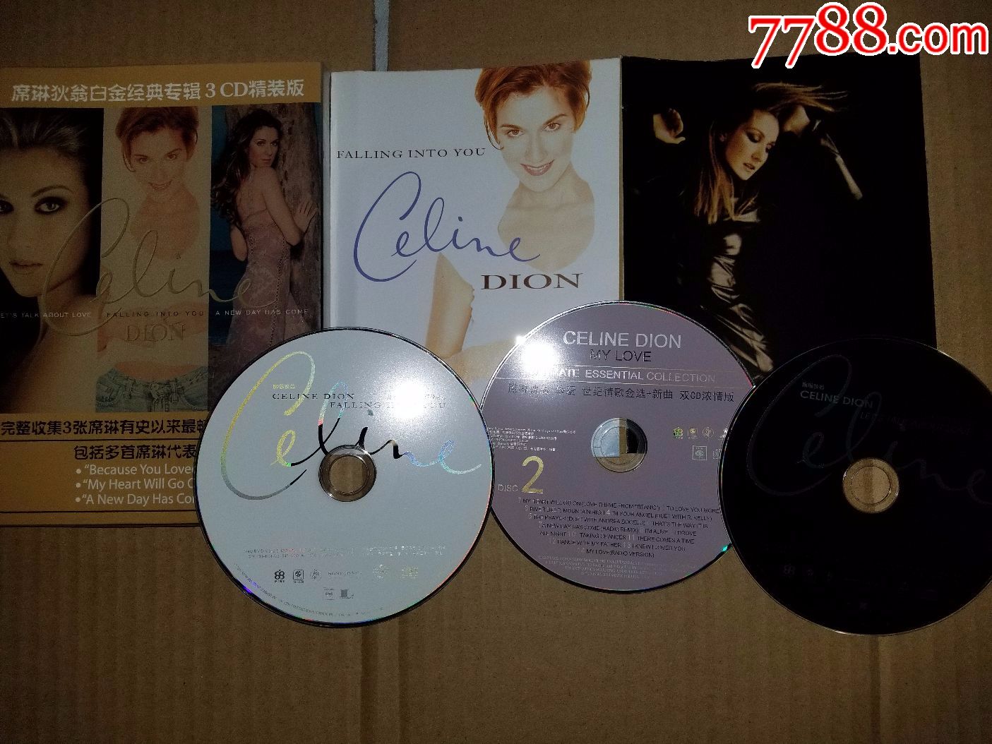席琳迪翁CelineDion精选集正版3CD新索发行实物照-价格:30元-se52910986-音乐CD-零售-7788收藏__收藏热线